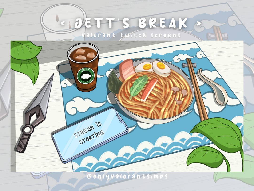 Valorant Jett Twitch Screen, Valorant Twitch Screen, Valorant Jett ...