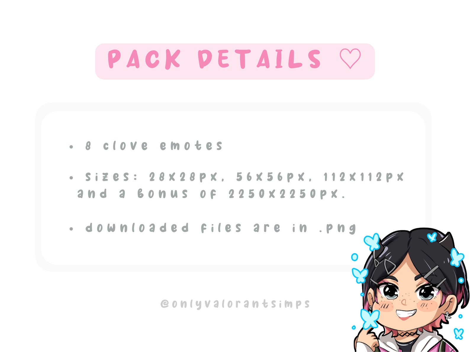 Clove Valorant Emote, Clove Emote, Clove Valorant, Clove Discord Twitch ...