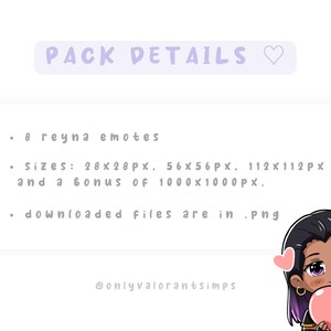 Reyna Valorant, Reyna Valorant Twitch Emote, Reyna Valorant Discord ...