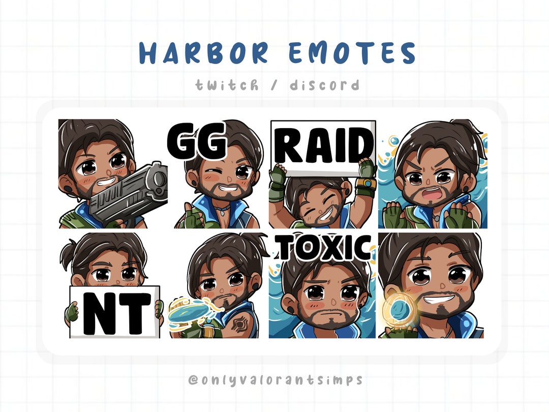 Harbor Valorant, Harbor Valorant Twitch Emotes, Harbor Valorant Discord ...