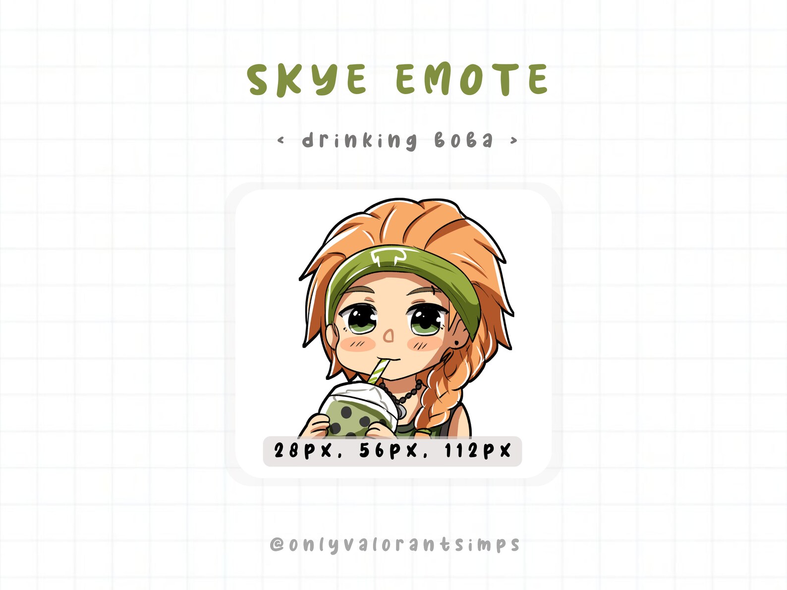 Valorant Skye Boba, Valorant Skye Twitch Emotes, Skye Valorant Discord ...