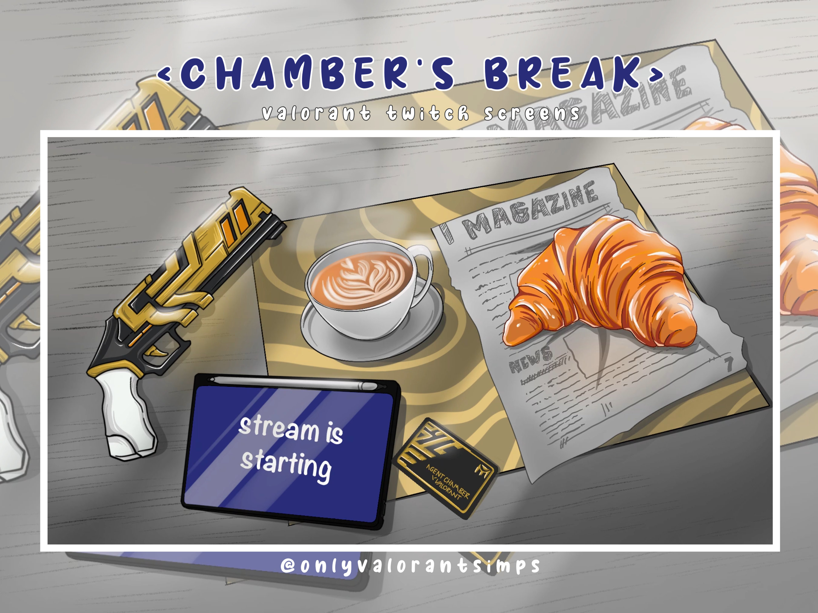 Valorant Chamber Twitch Screen, Valorant Twitch Screen, Chamber ...