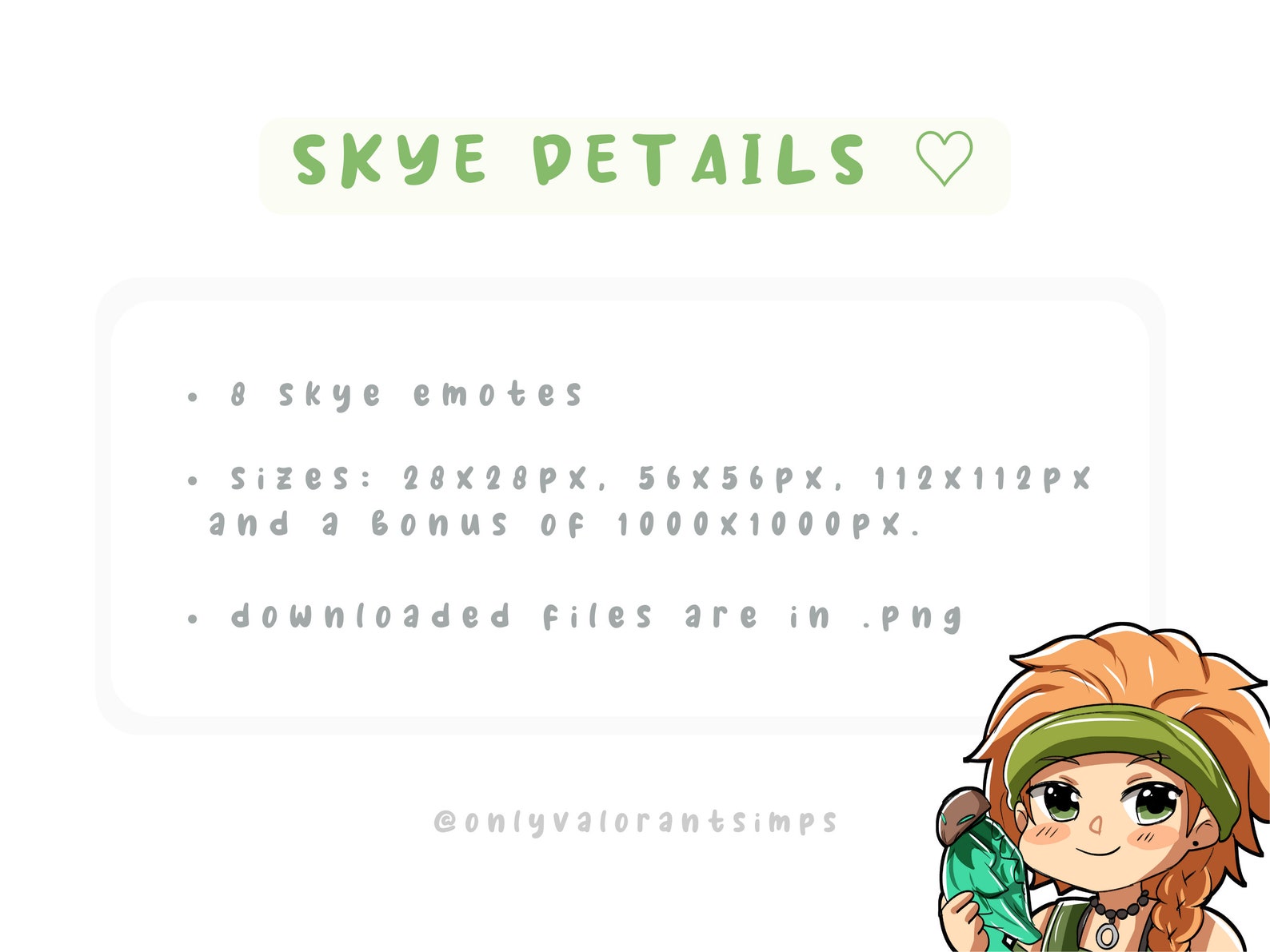 Skye Valorant, Skye Valorant Twitch Emotes, Skye Valorant Discord Emote ...