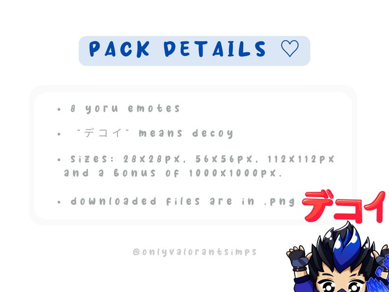 Yoru Valorant, Yoru Valorant Twitch Emote, Yoru Valorant Discord Pack ...