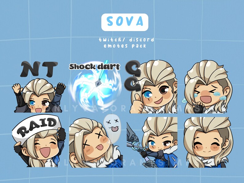 Sova Valorant Sova Valorant Twitch Emotes Sova Valorant - Etsy Singapore