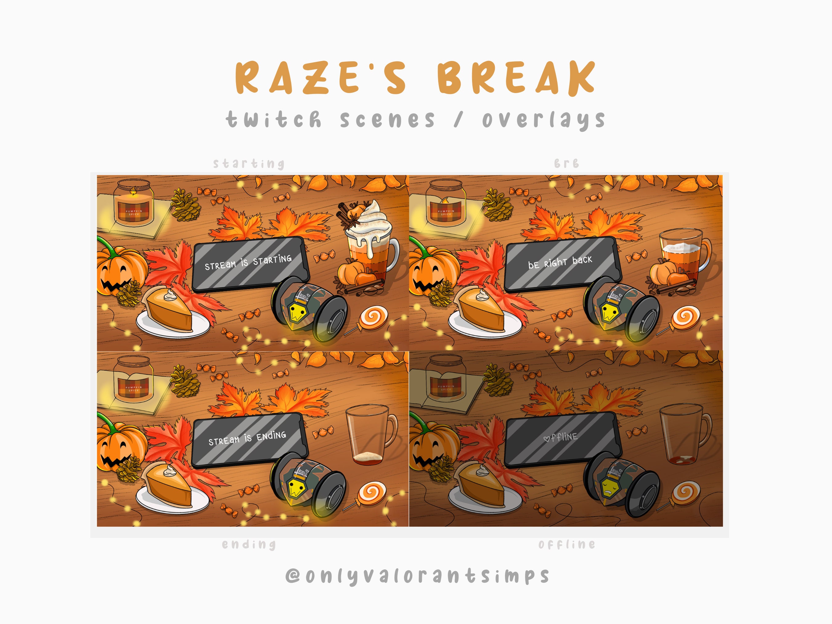 Valorant Raze Twitch Screen, Valorant Twitch Screen, Autumn Twitch ...