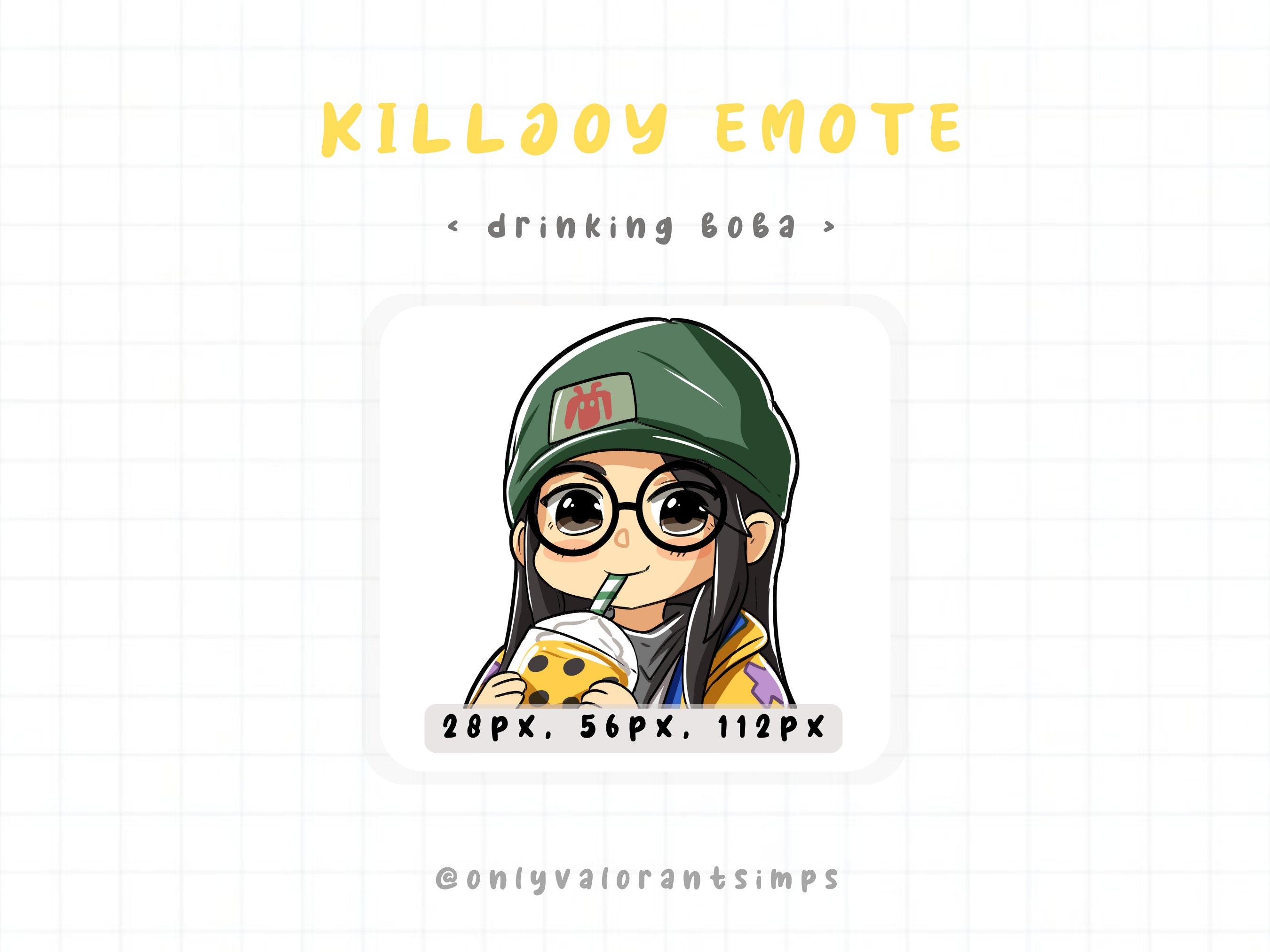 Valorant Killjoy Boba, Valorant Killjoy Twitch Emotes, Killjoy Valorant ...