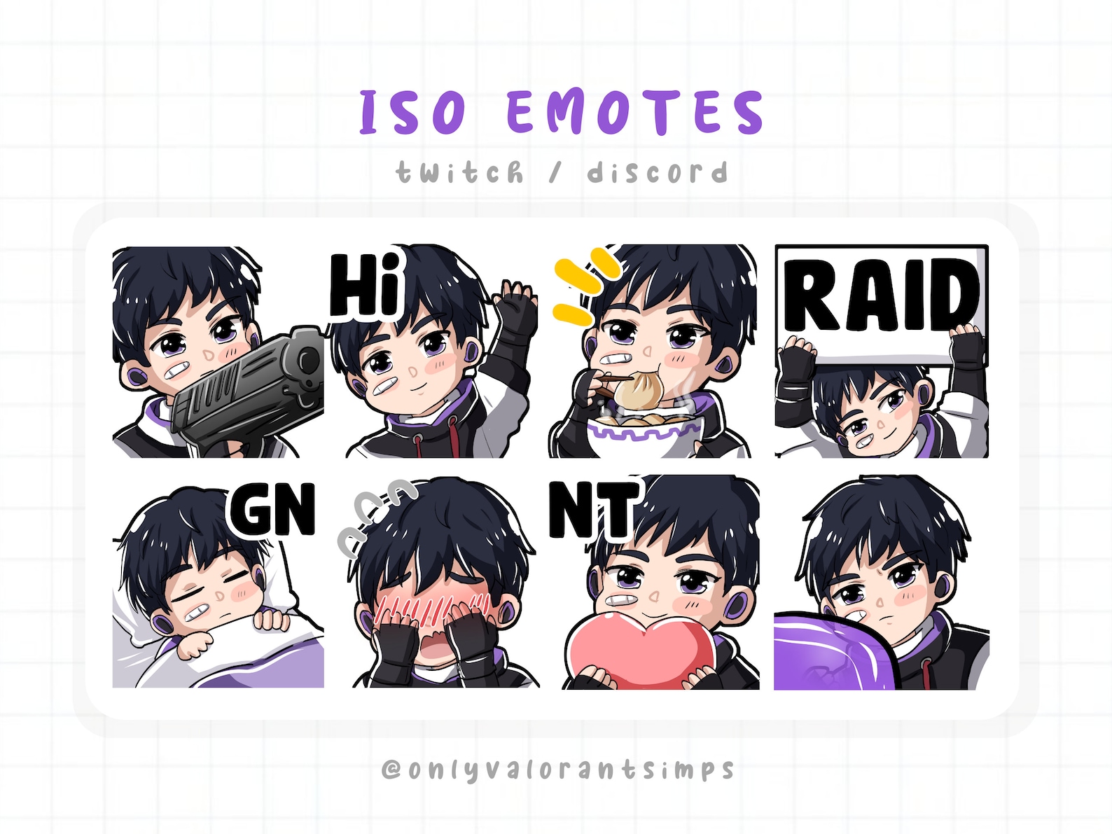 Iso Valorant Emote, Iso Emote, Iso Valorant, Iso Discord Emote, Iso ...