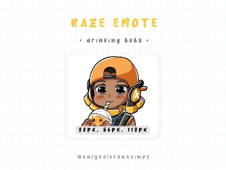 Valorant Raze Boba, Valorant Raze Twitch Emotes, Raze Valorant Discord ...