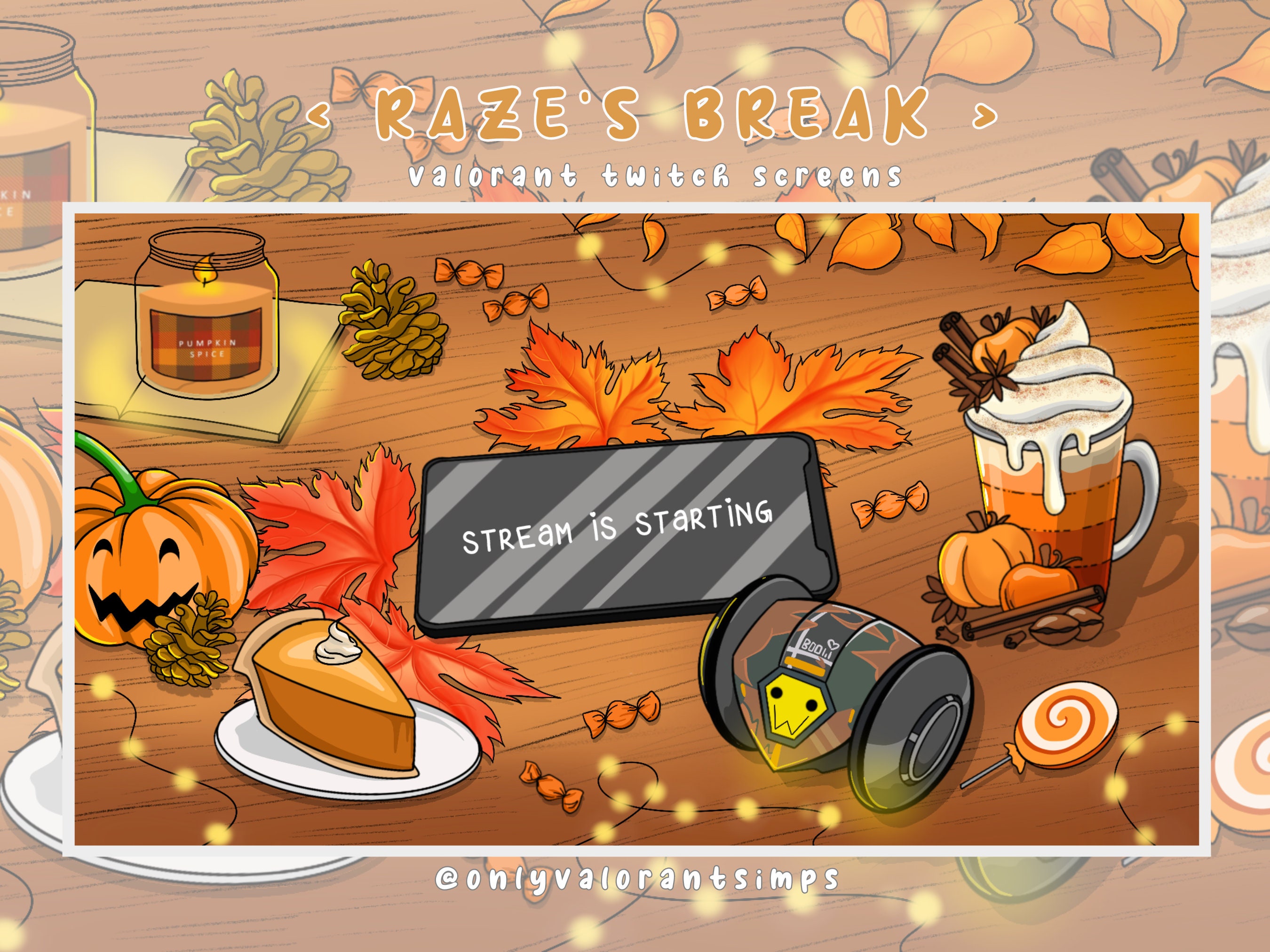 Valorant Raze Twitch Screen, Valorant Twitch Screen, Autumn Twitch ...