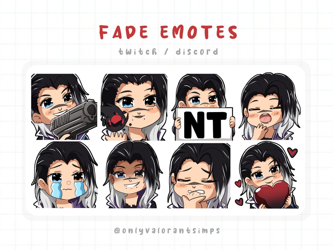 Fade Valorant Emote, Fade Emotes, Valorant Fade Emote, Fade Twitch ...