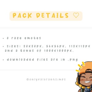 Raze Valorant, Raze Valorant Twitch Emotes, Raze Valorant Discord ...