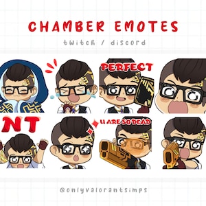 Chamber Valorant, Chamber Valorant Twitch Emote, Chamber Valorant ...