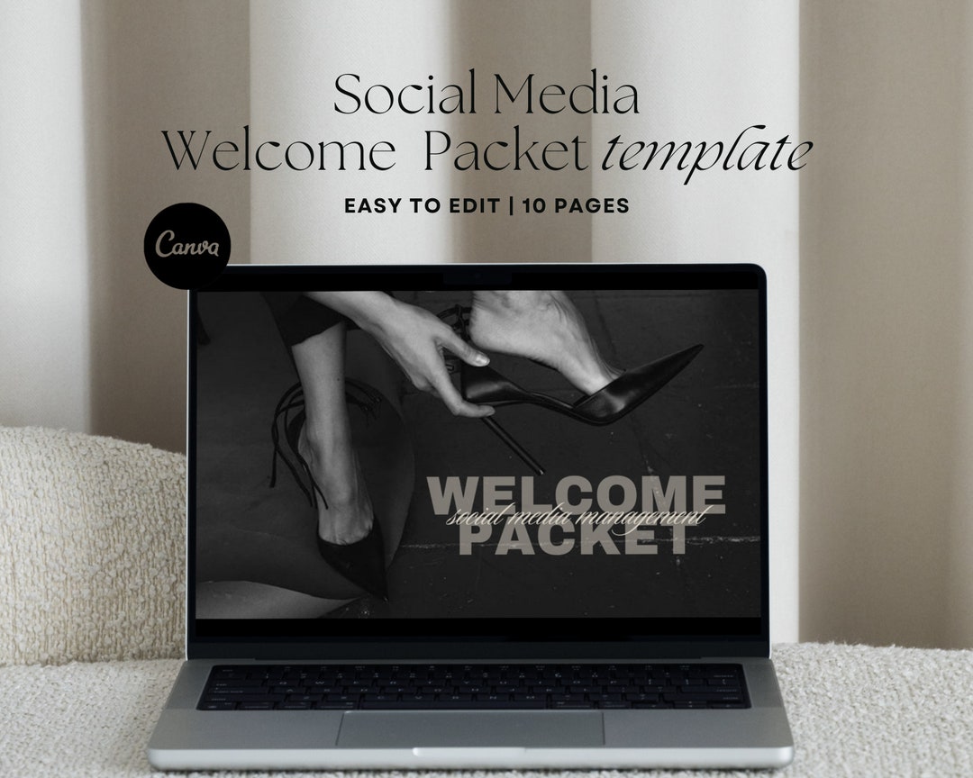 Social Media Management New Client Welcome Packet Template - Aesthetic ...