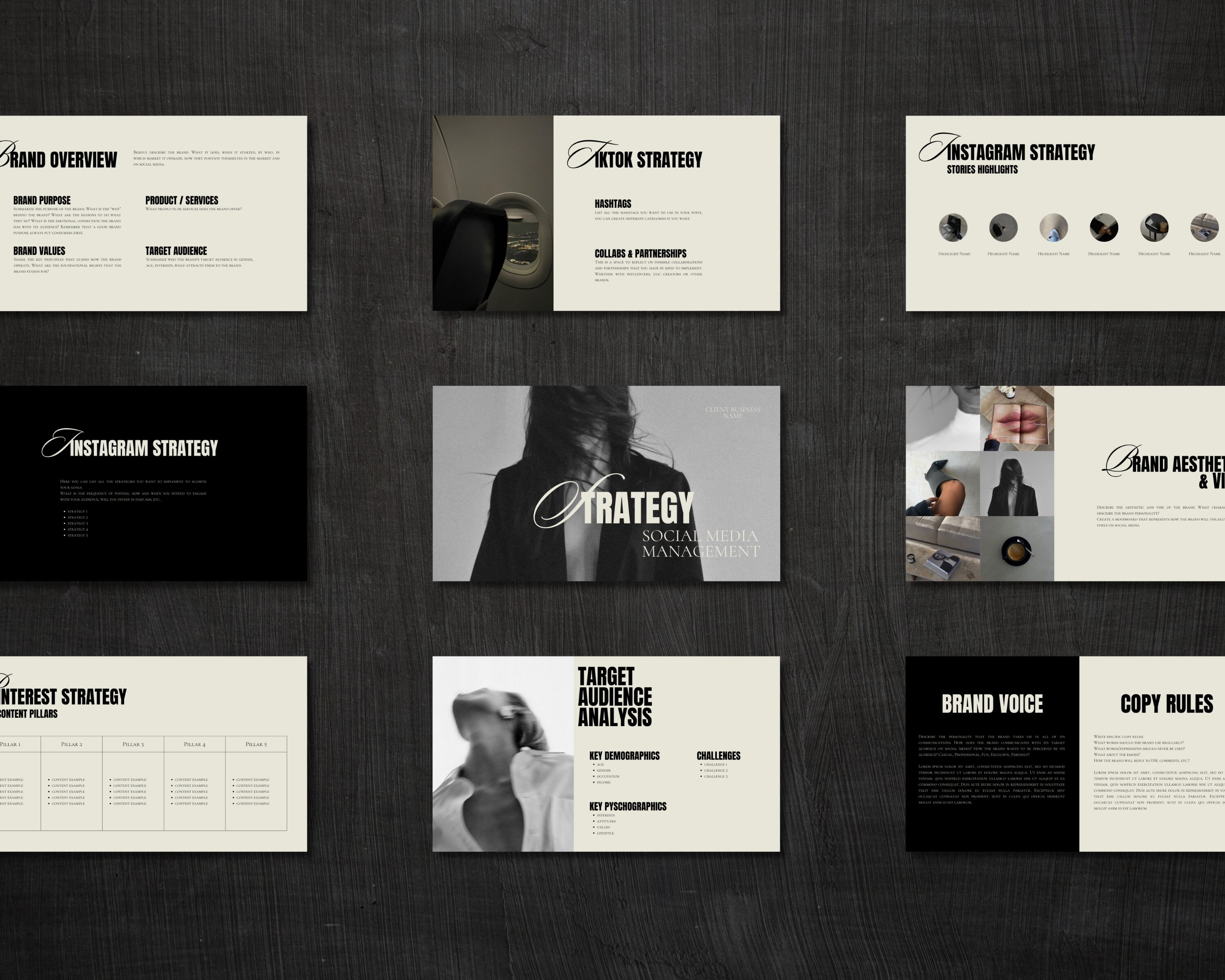 Social Media Manager Bundle Templates, Social Media Strategy, Social ...