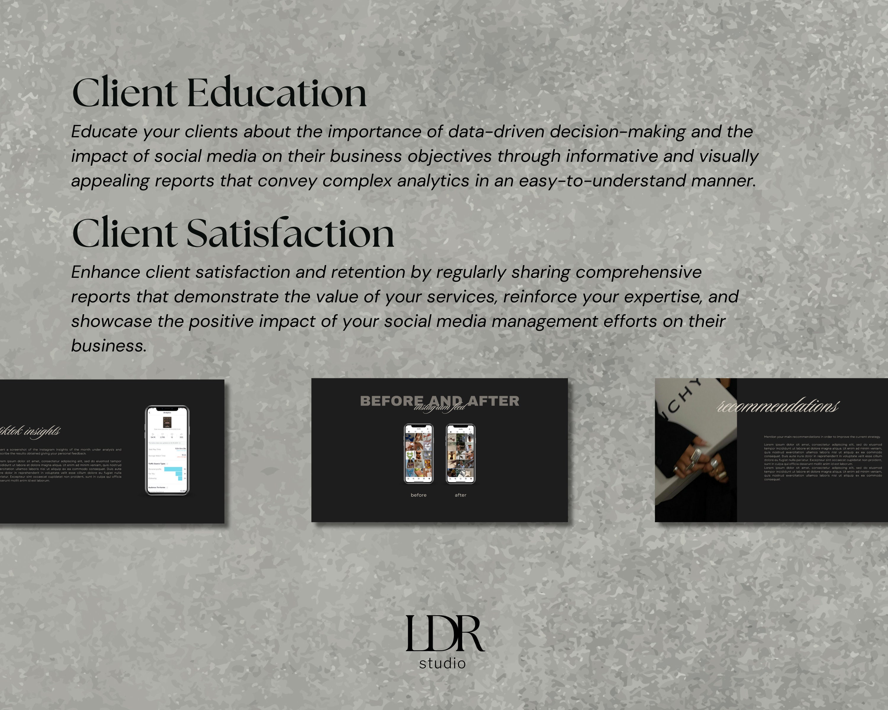 Social Media Report Template, Aesthetic Report for Social Media ...