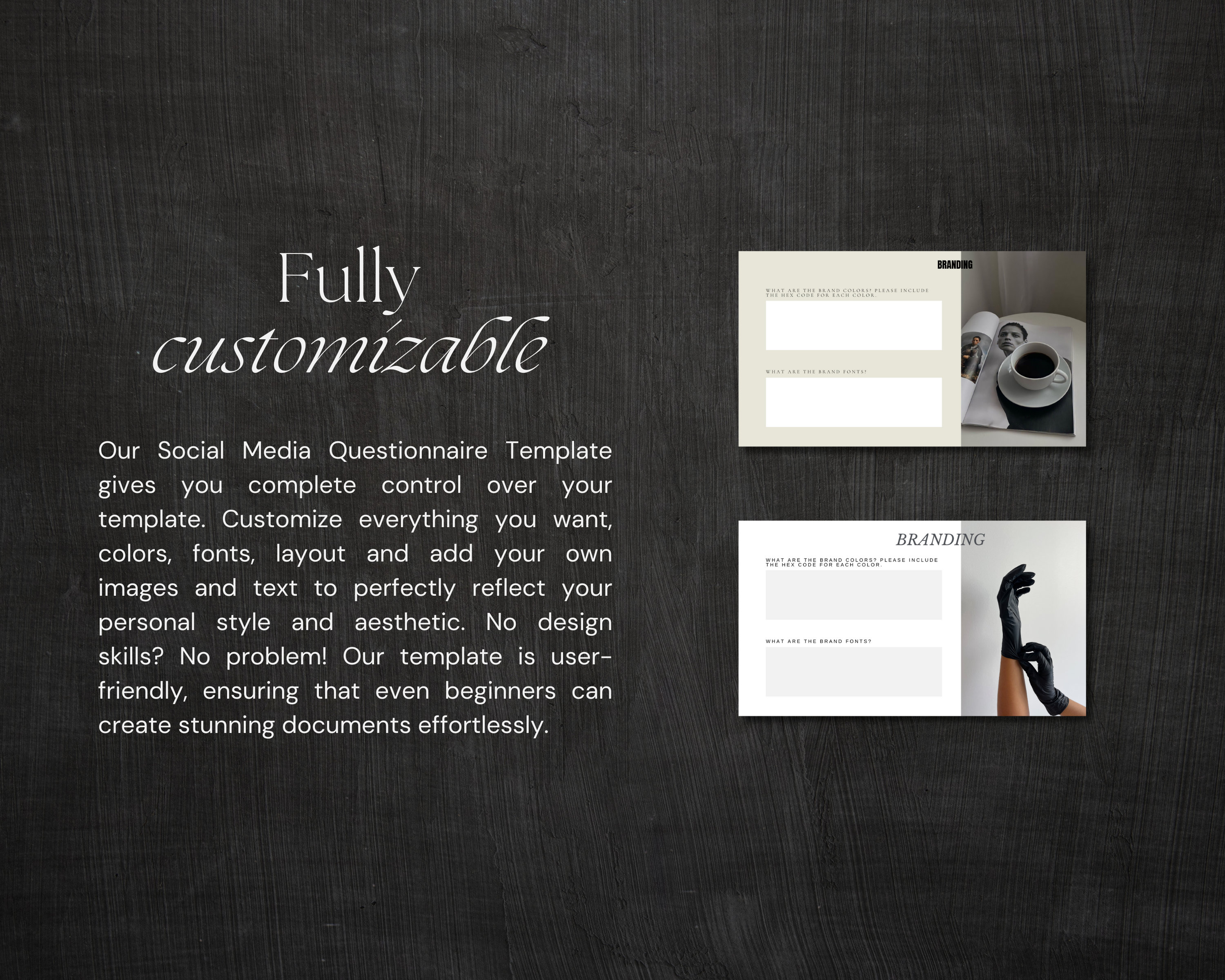 New Client Questionnaire Template, Aesthetic Social Media Questionnaire ...