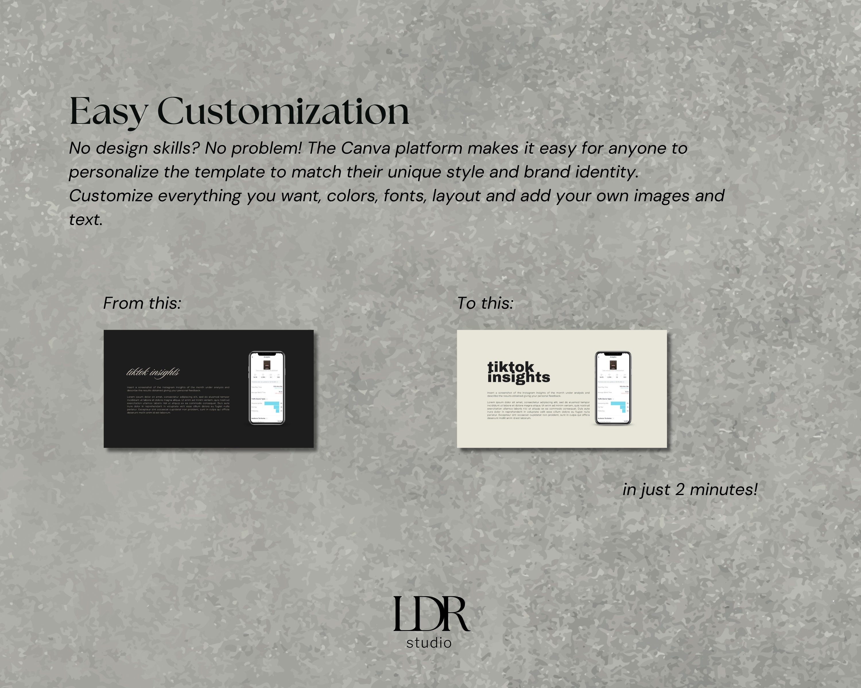 Social Media Report Template, Aesthetic Report for Social Media ...