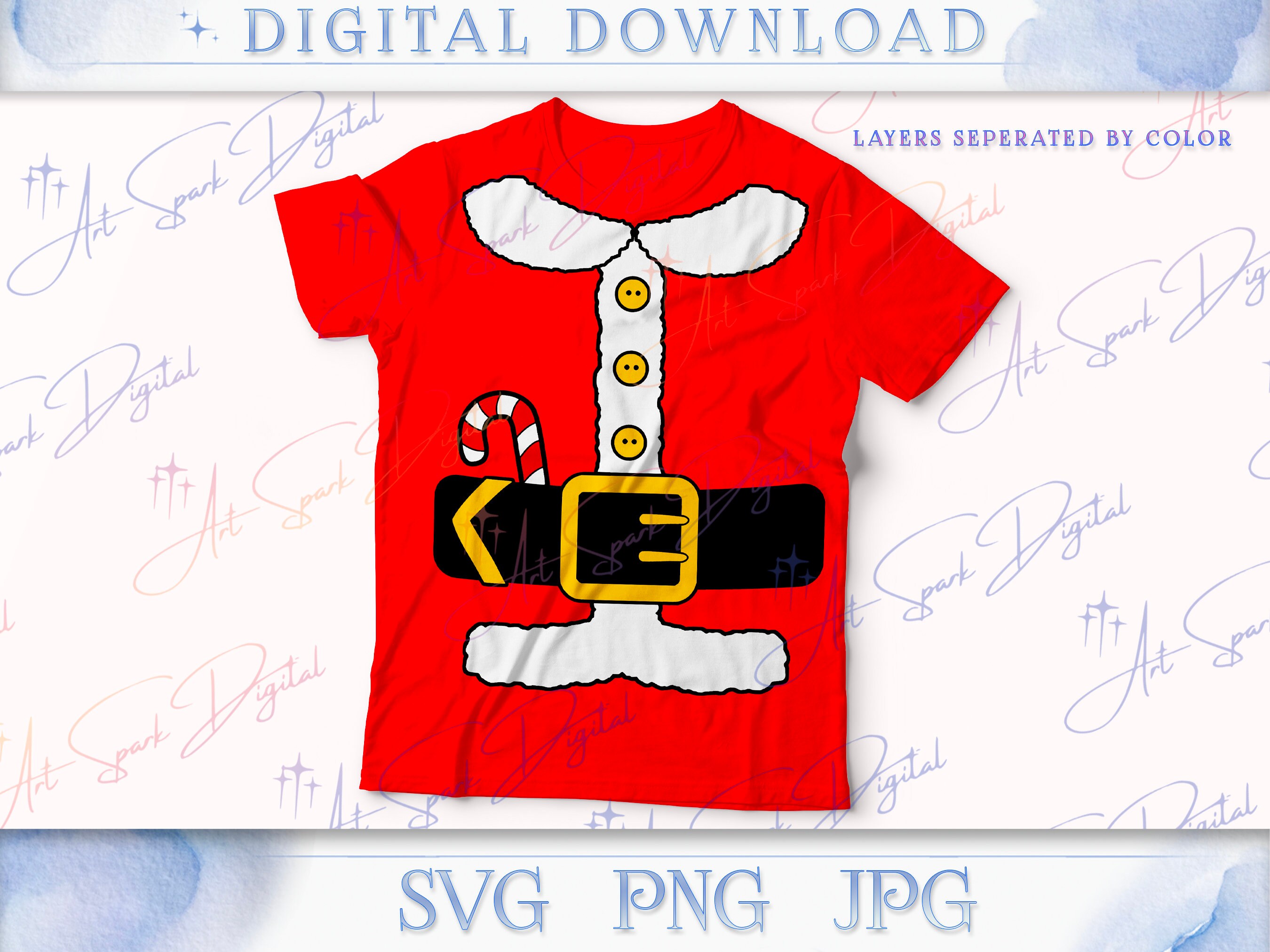 Christmas Santa Elf Costume Svg, Santa Elf Outfit Cut Files, Elf Suit ...