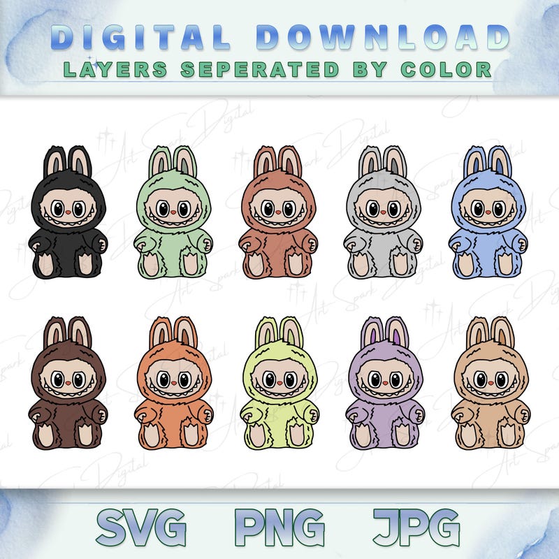 Labubu Sitting - Etsy