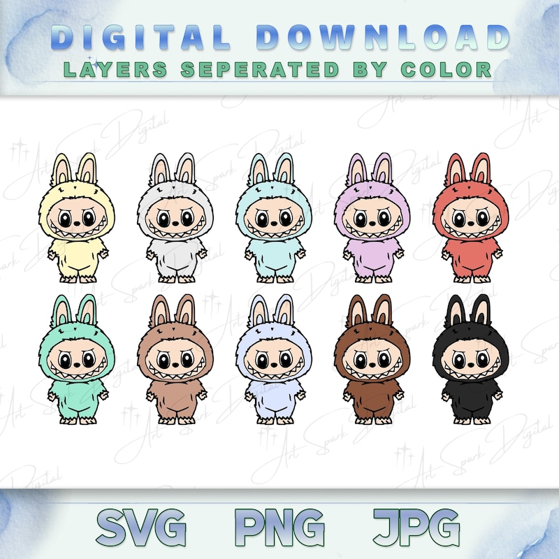 Labubu plantillas - Etsy México