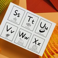 Thanksgiving ABC Flashcards, Thanksgiving Alphabet Flashcards ...