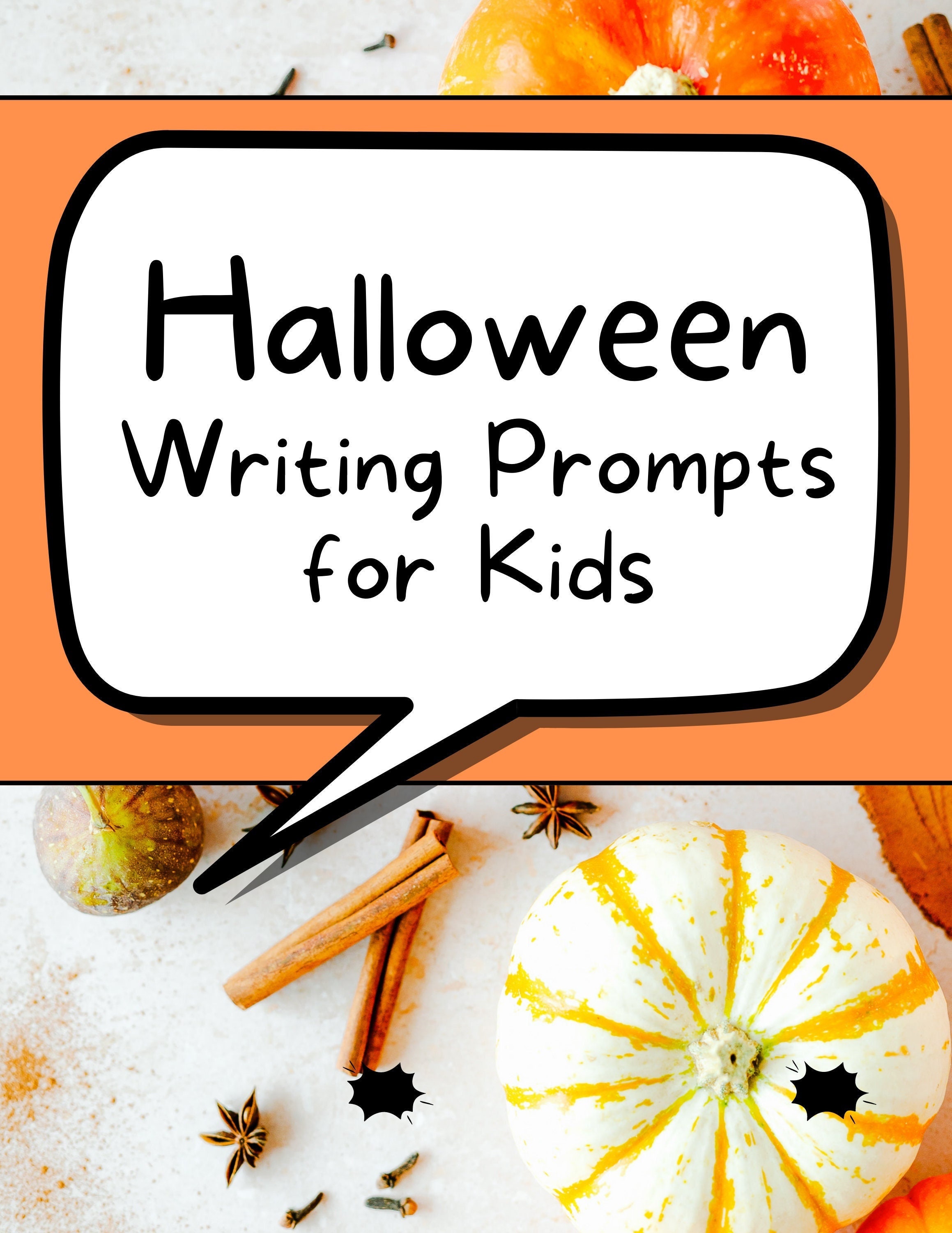 Halloween Writing Prompts for Kids, Halloween Story Starters, Halloween ...