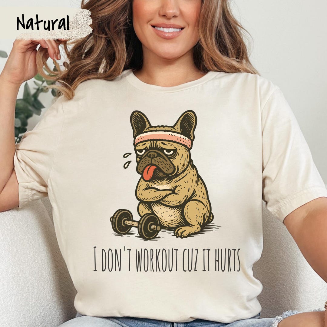 French Bulldog T-shirt for Frenchie Mom Tee Shirt Frenchie Gym Shirt ...