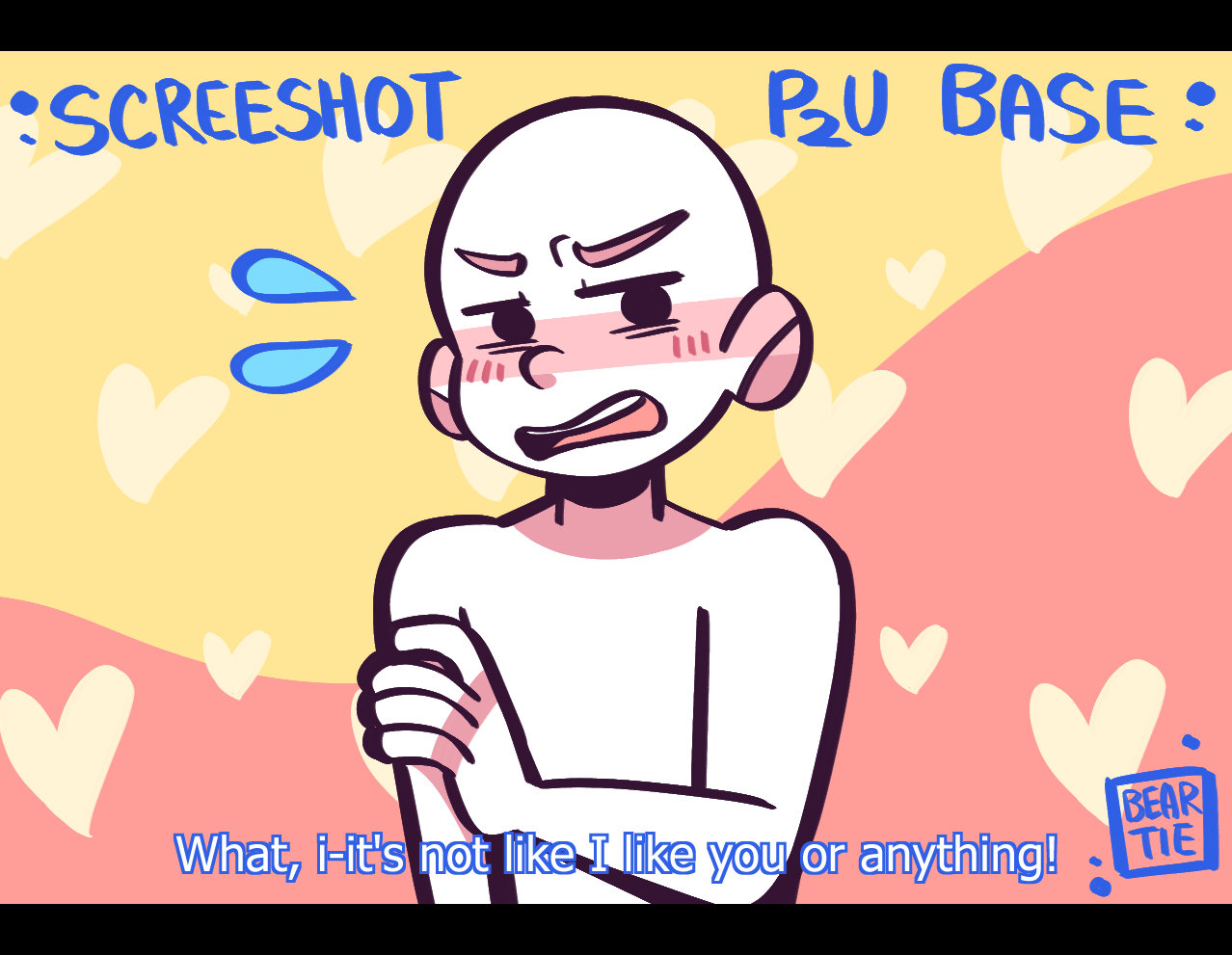 P2U Anime Tsundere Screenshot Base - Etsy