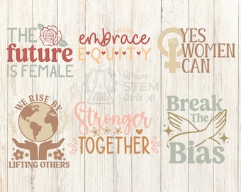 Women's History Month Bundle, Inspirational Women, Woman Empowerment ...