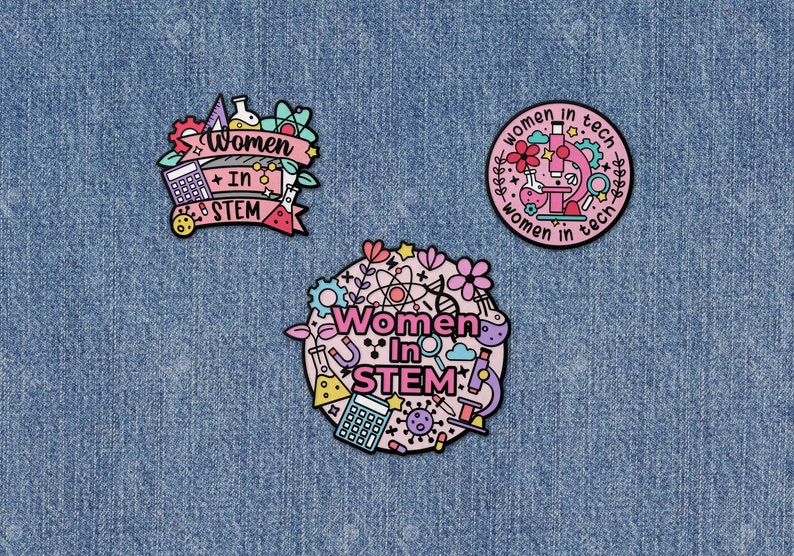 STEM Teacher Appreciation Gift, Women in Stem Enamel Pin, Microbiology ...