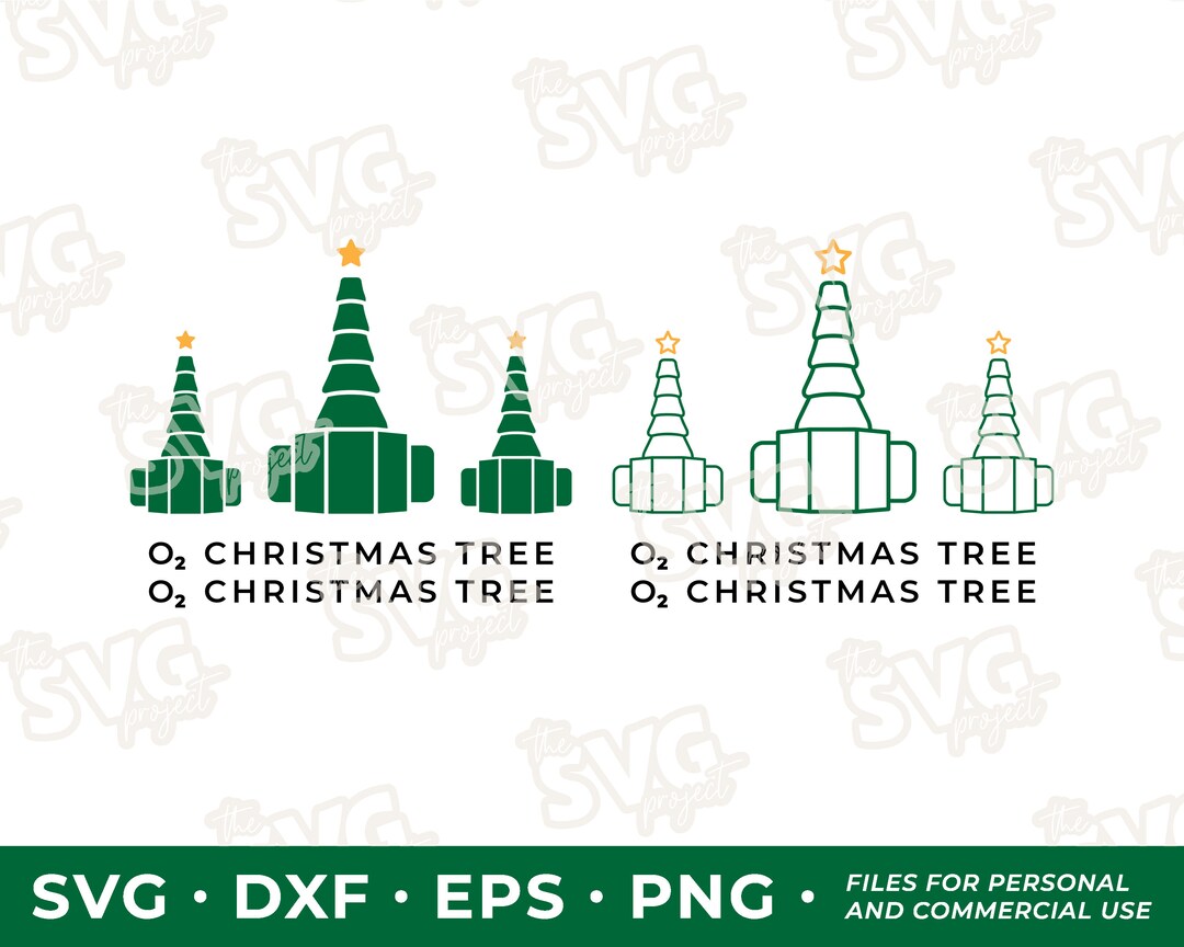 O2 Christmas Tree O2 Christmas Tree Sublimation DTG - Etsy