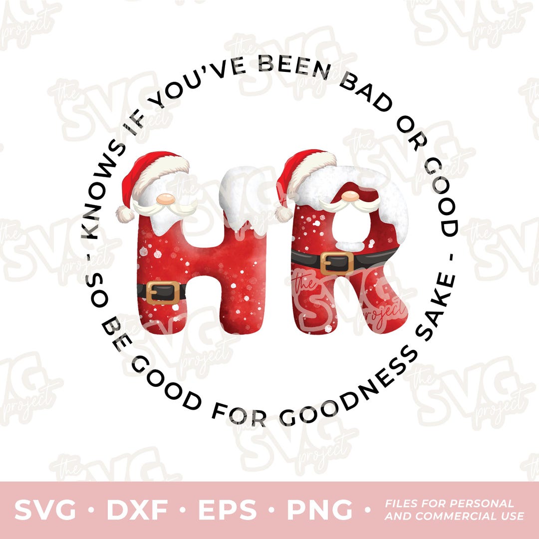 Human Resources Christmas SVG | Sublimation, DTG Printing Clipart File ...