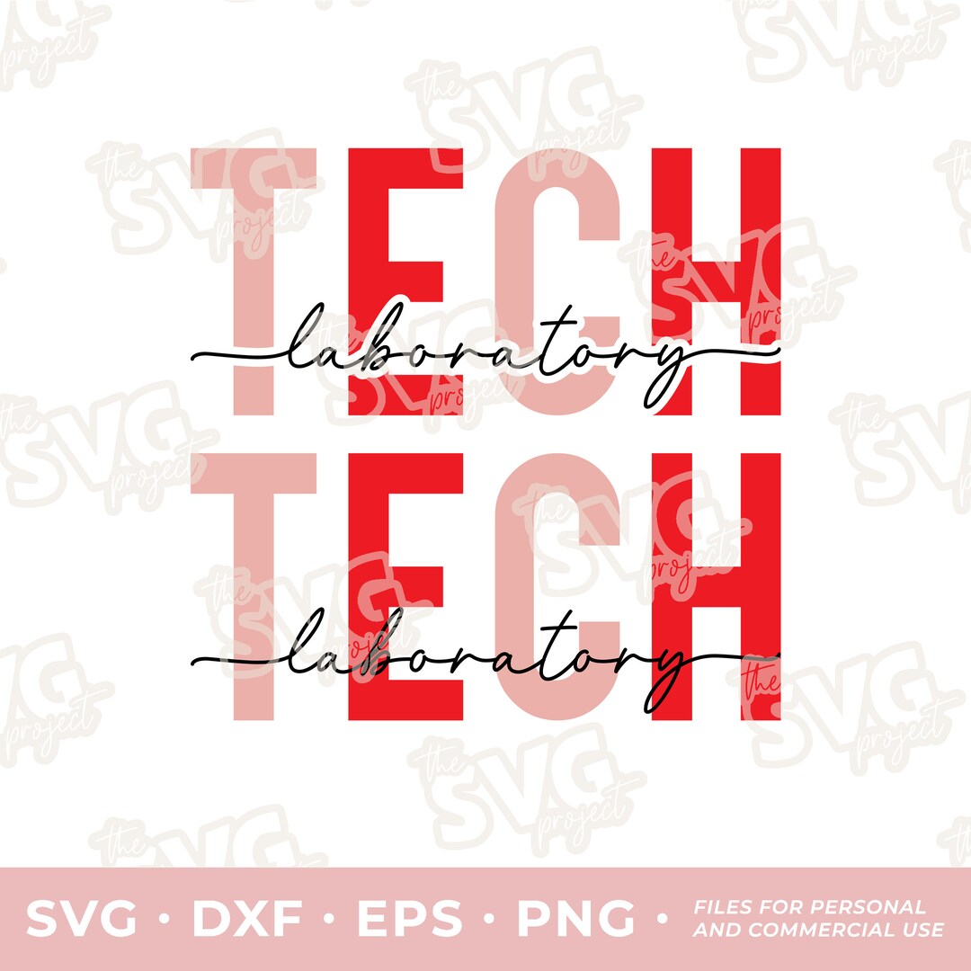 Laboratory Tech SVG Sublimation, DTG Printing Clipart File Lab ...