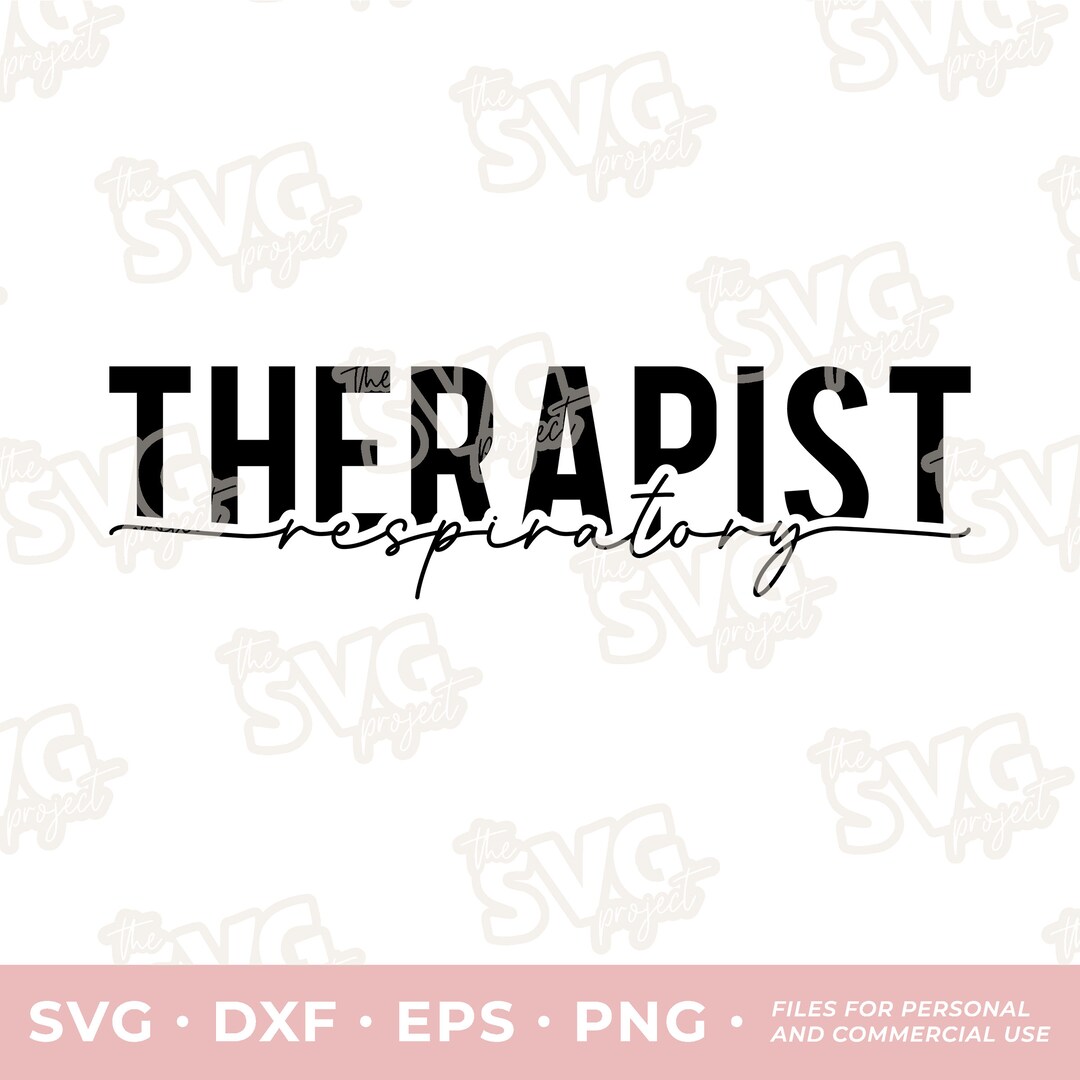 Respiratory Therapist SVG | SVG Vinyl Cutting File | Respiratory Care ...