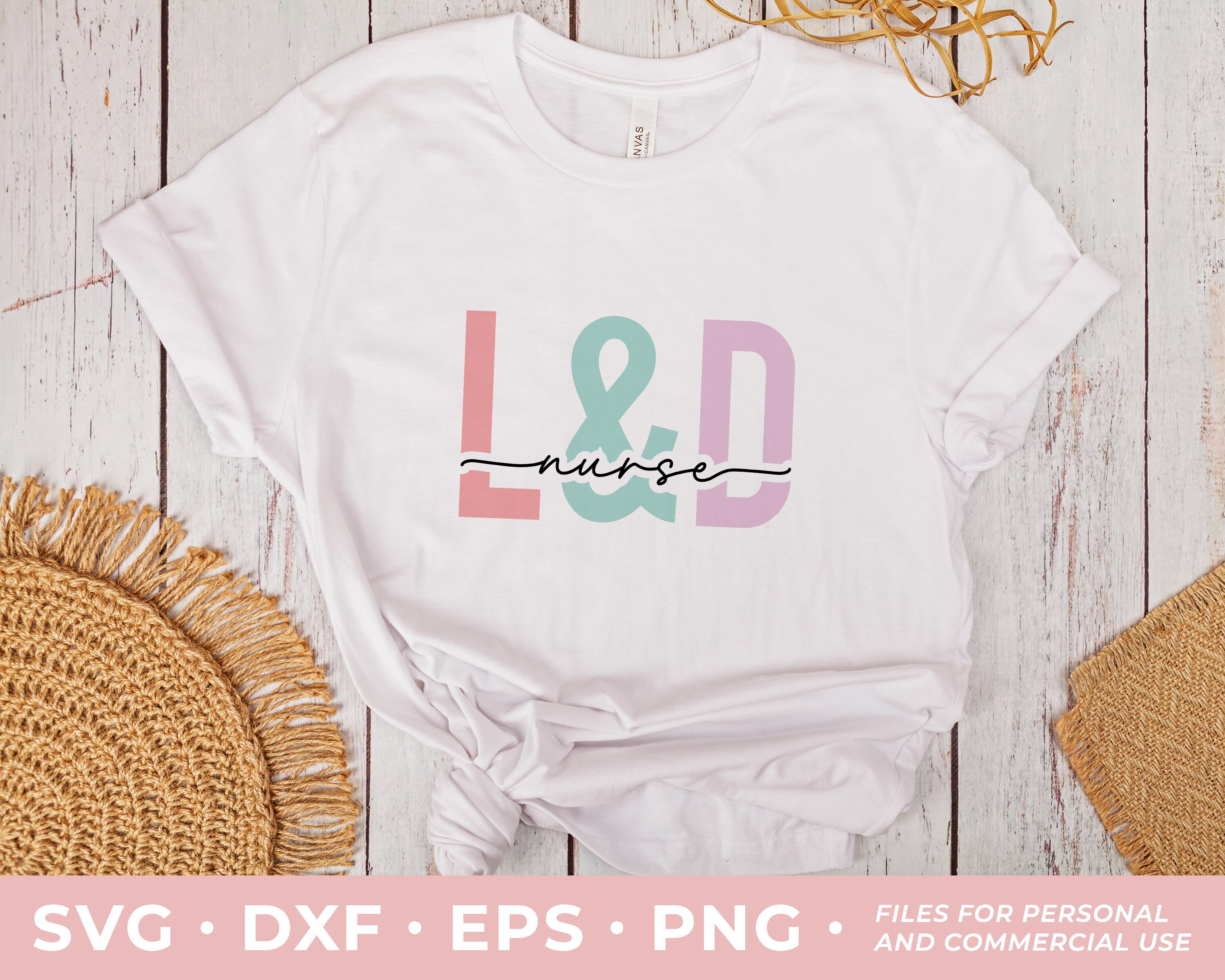 L&D Nurse SVG Sublimation DTG Printing Clipart File Labor - Etsy