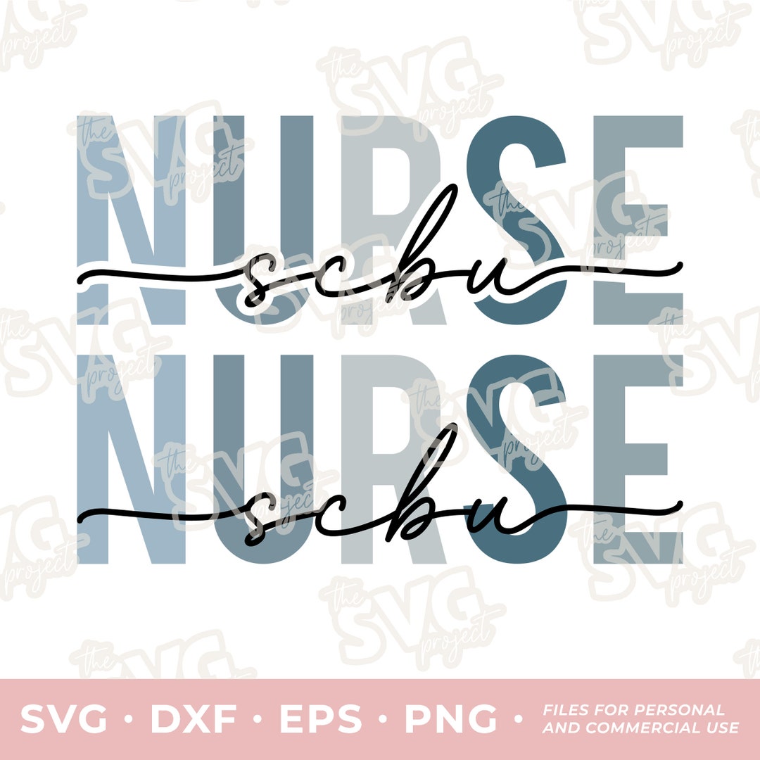 SCBU Nurse SVG Sublimation, DTG Printing Clipart File Special Care ...
