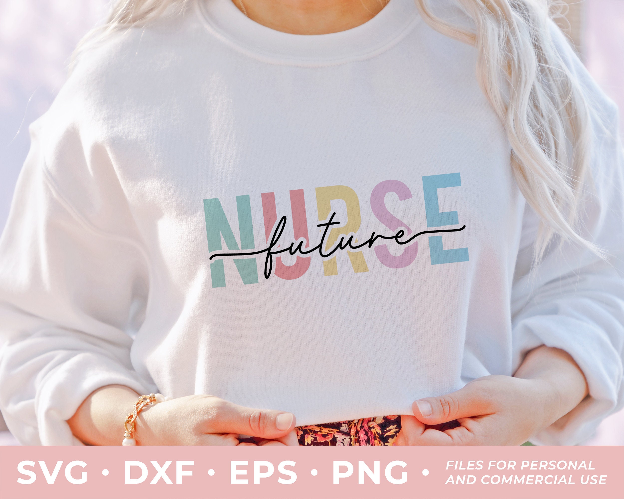 Future Nurse SVG Sublimation DTG Printing Clipart File - Etsy