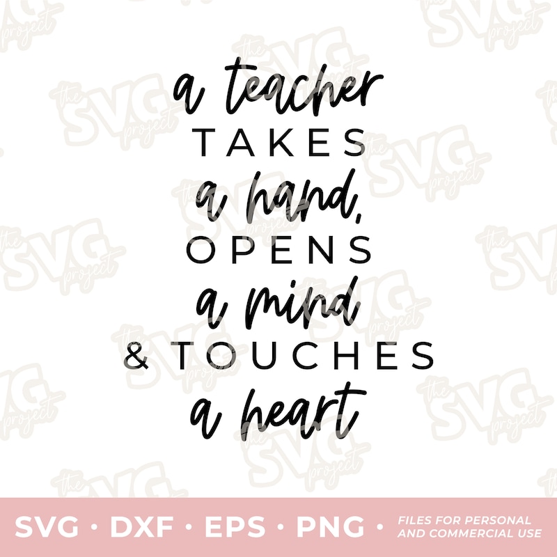 Teacher Takes a Hand - Etsy