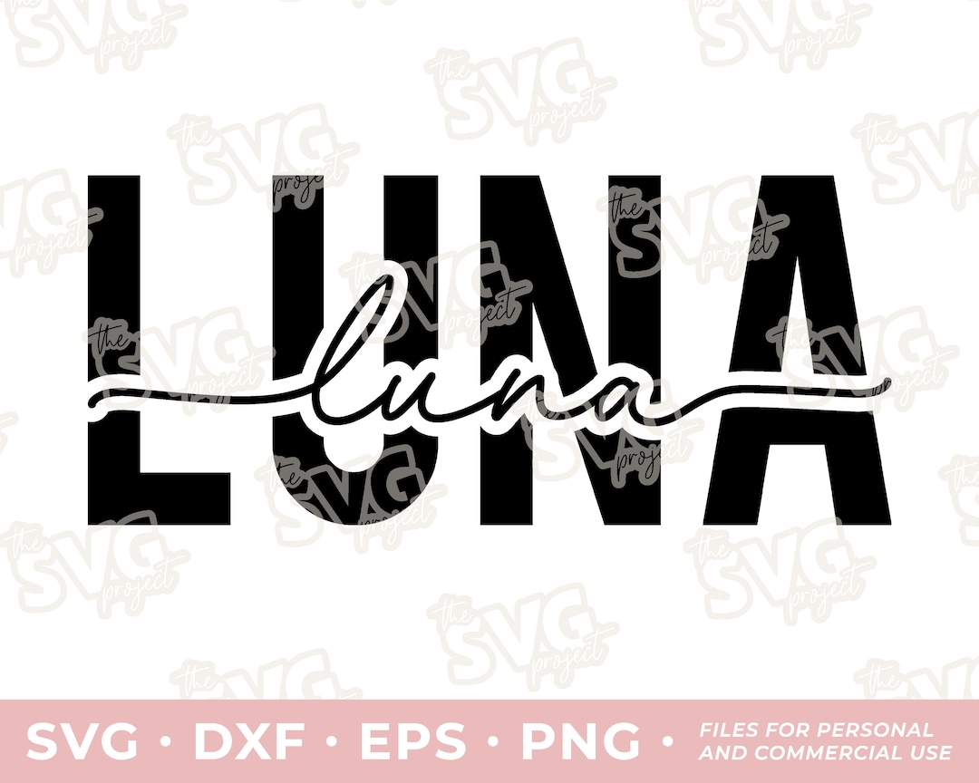 Custom Names SVG Personalized Custom Sans Serif and Cursive - Etsy