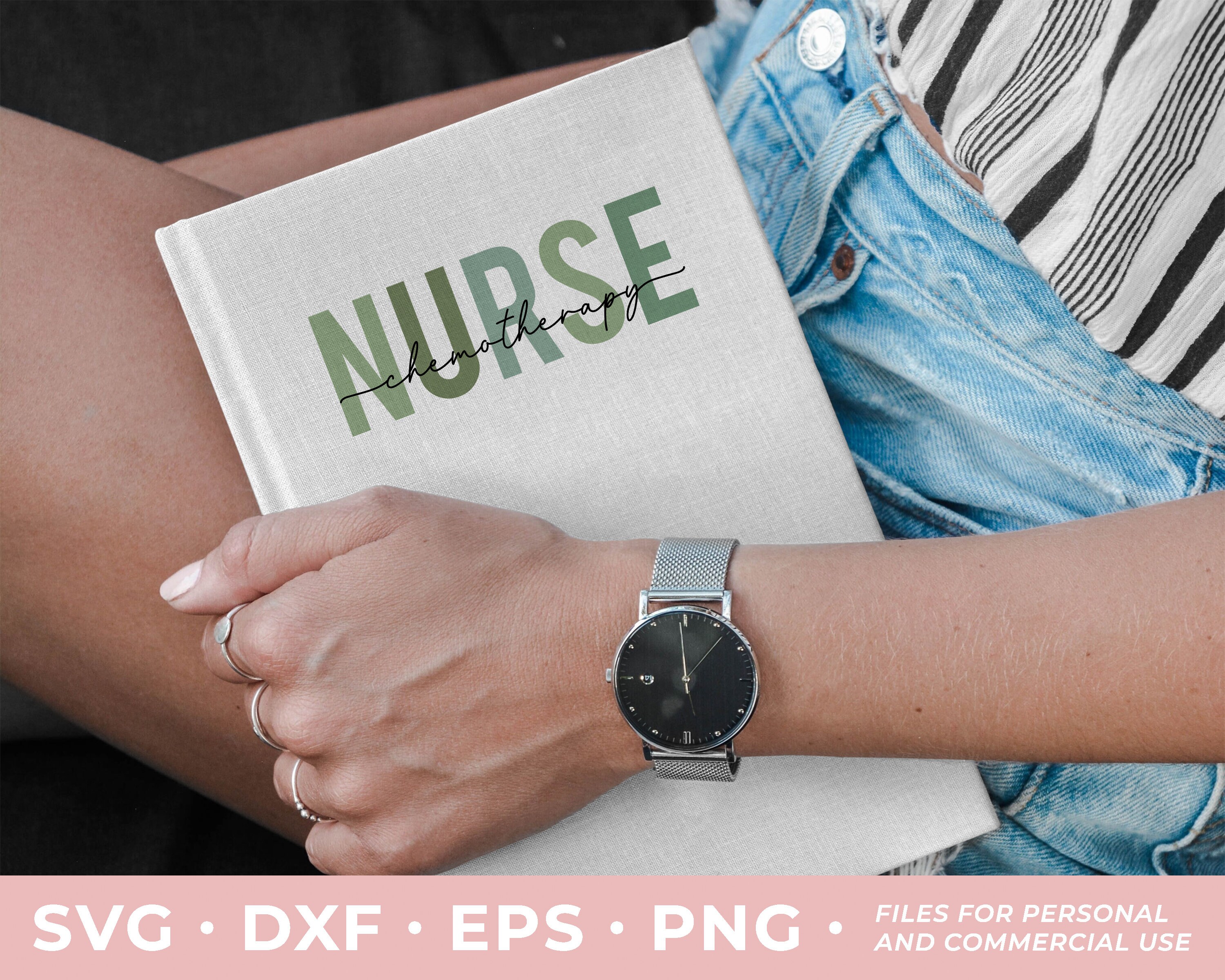 Chemotherapy Nurse SVG Sublimation, DTG Printing Clipart File Cancer ...