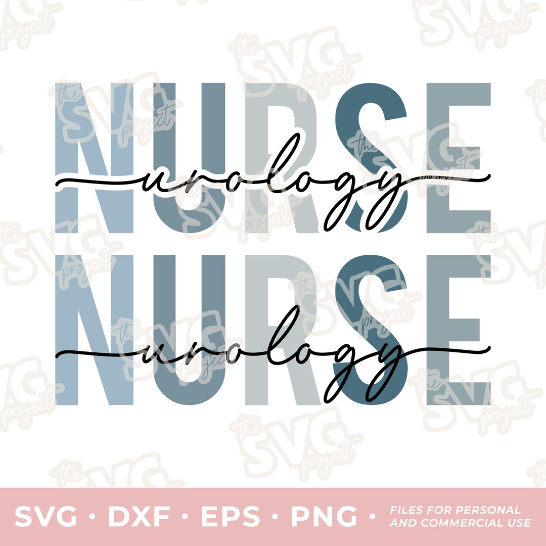 Urology Nurse SVG Sublimation, DTG Printing Clipart File Urologic Nurse ...