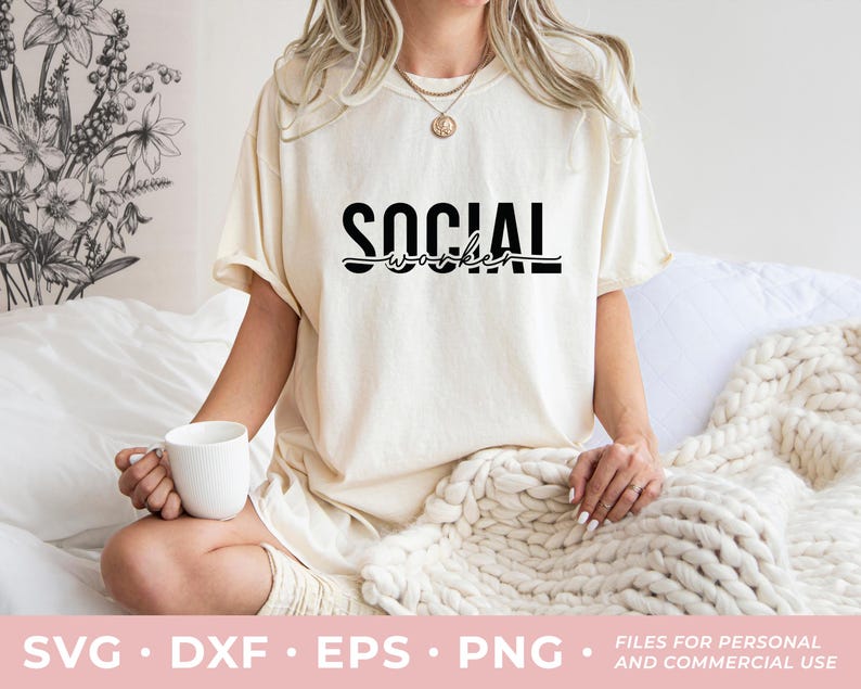 Social Worker SVG | Vinyl Cutting File – Personal + Commercial | Social ...