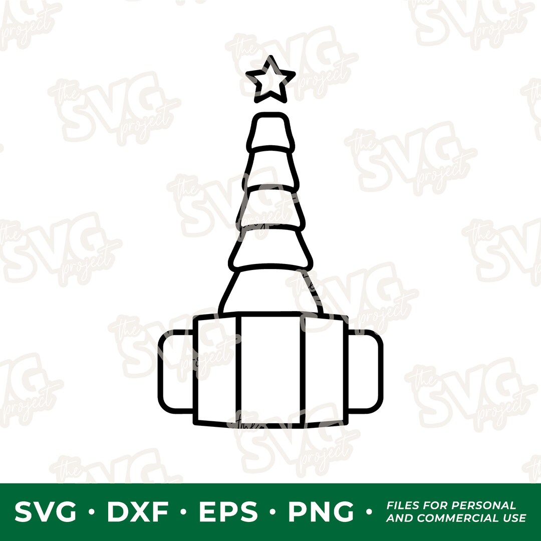 O2 Christmas Tree | SVG Vinyl Cutting File | Oxygen Flow Meter Icon ...