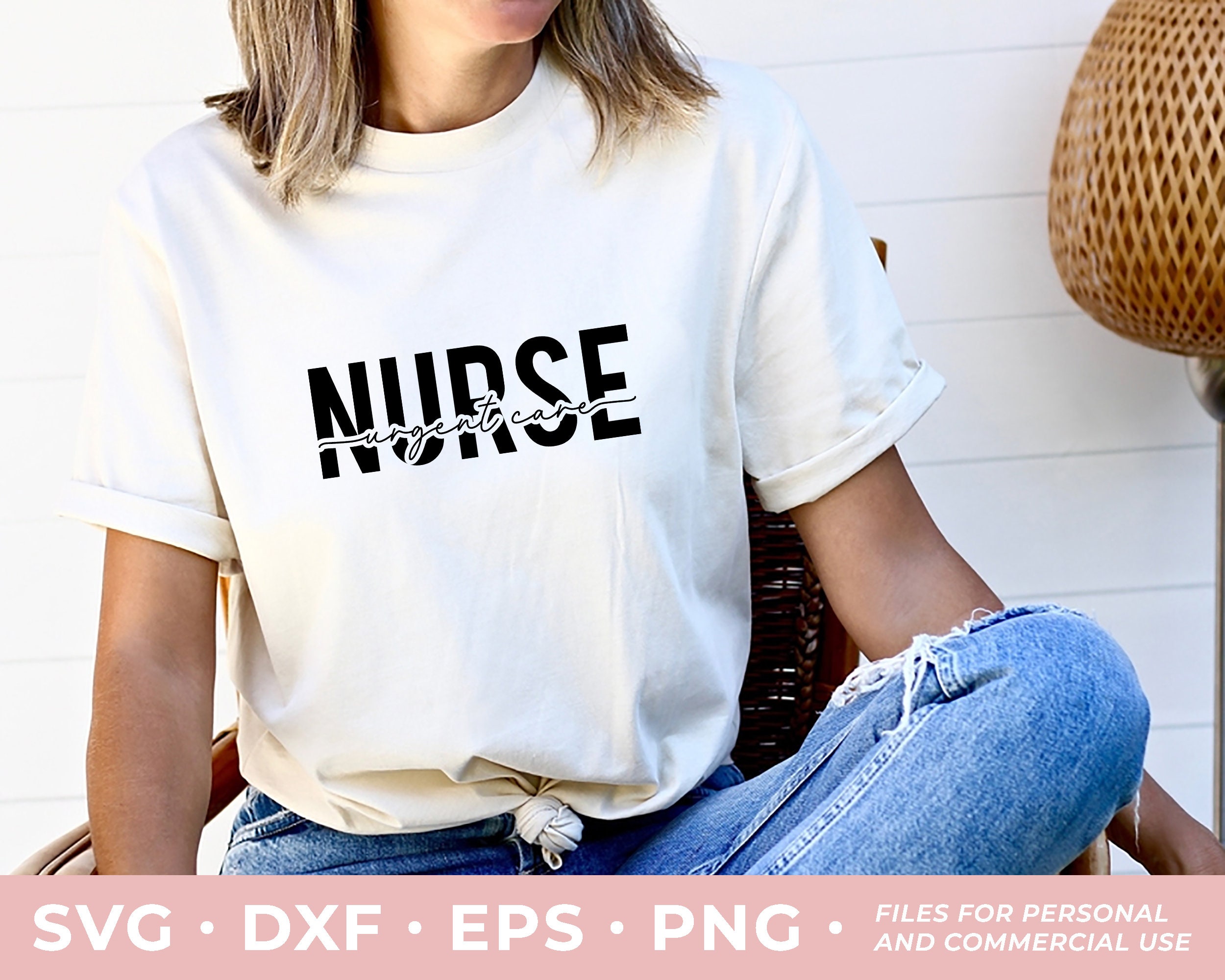 Urgent Care Nurse SVG Vinyl Cutting File Personal Commercial Emergency ...