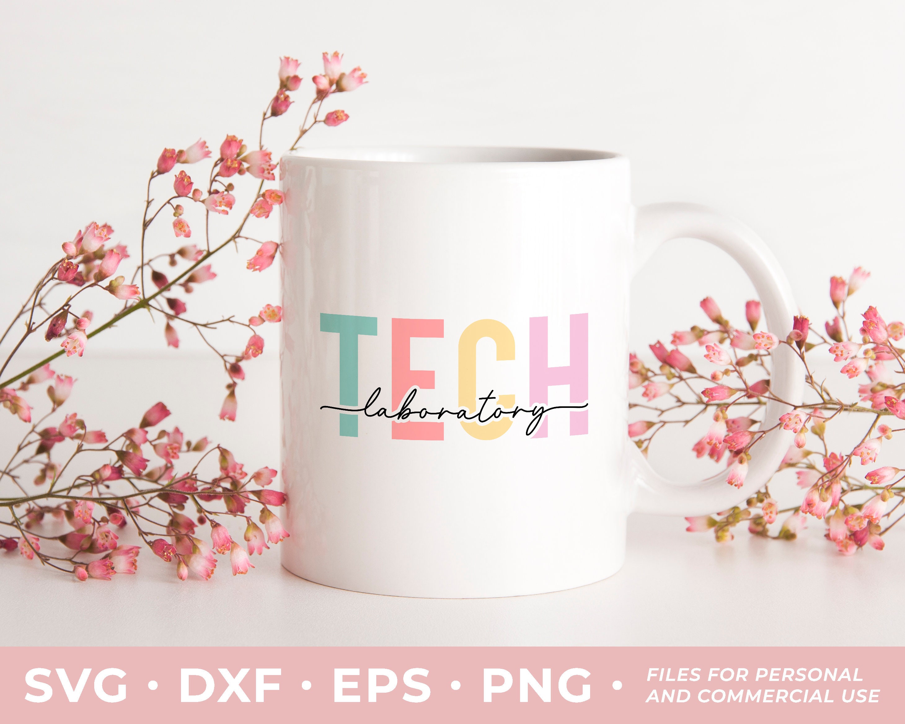 Laboratory Tech SVG Sublimation, DTG Printing Clipart File Lab ...