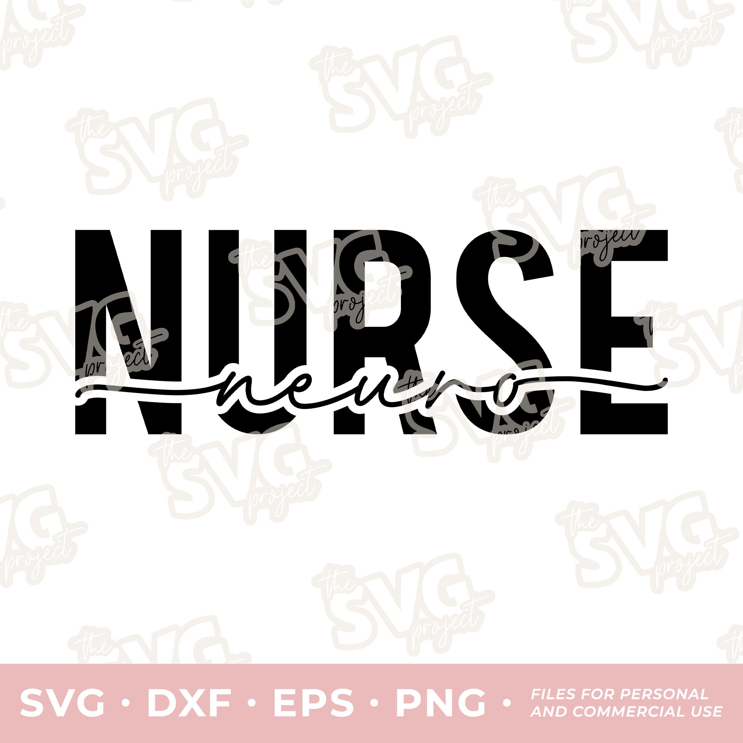 Neuro Nurse SVG Vinyl Cutting File Personal Commercial Nurse Gift ...