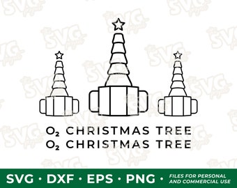 Oxygen Christmas Tree Svg - Etsy