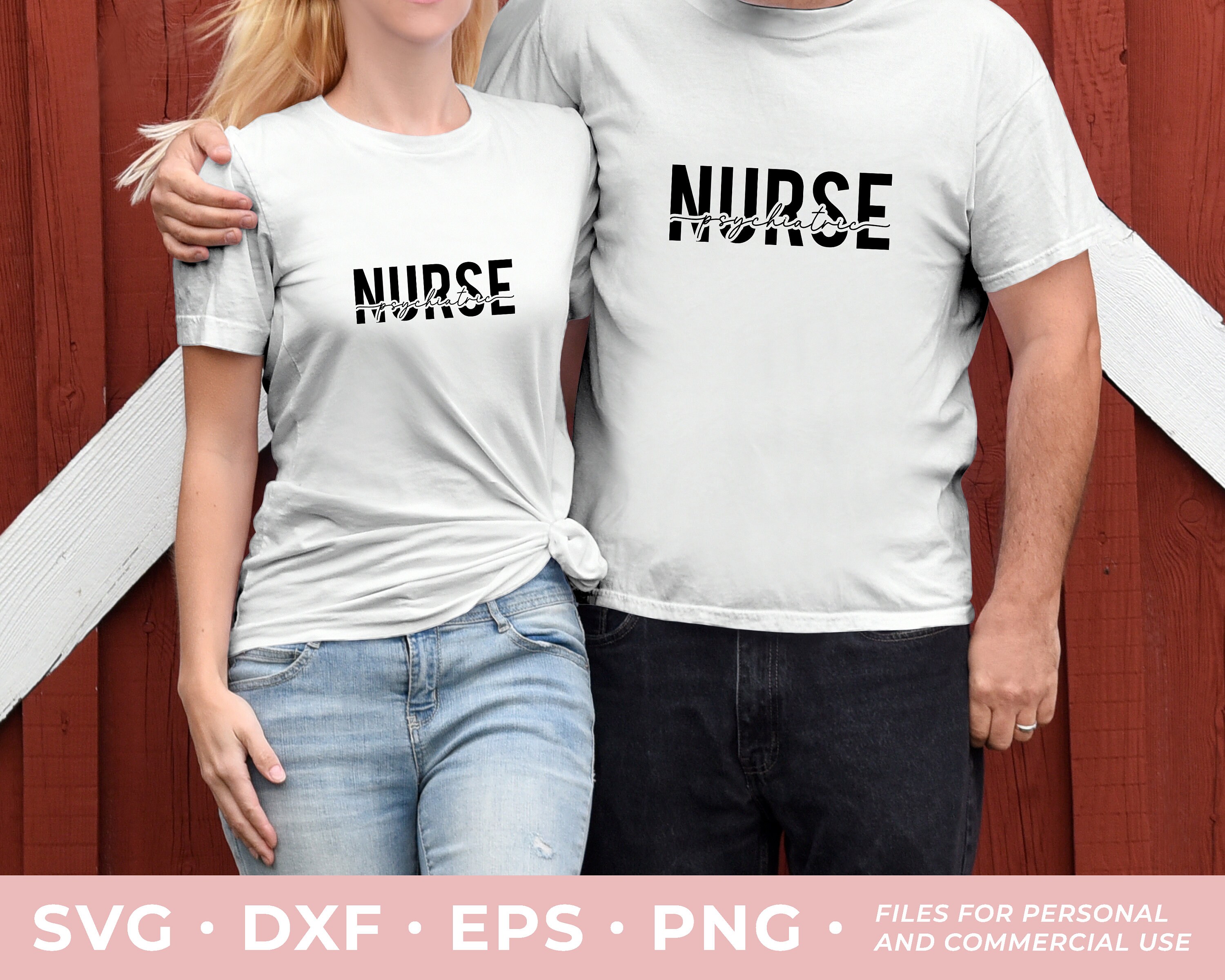 Psychiatric Nurse SVG Vinyl Cutting File Personal Commercial Mental ...