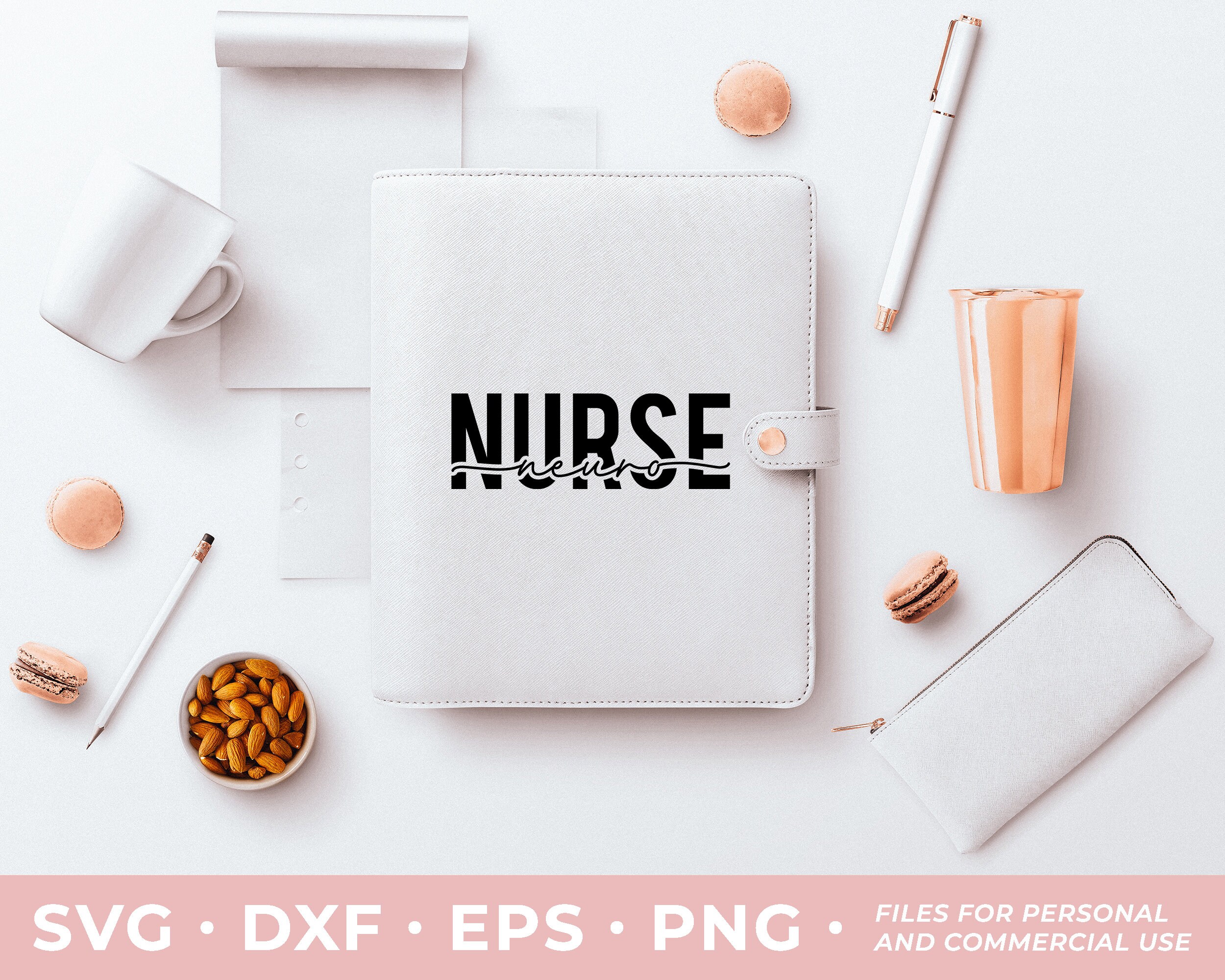 Neuro Nurse SVG Vinyl Cutting File Personal Commercial Nurse Gift ...